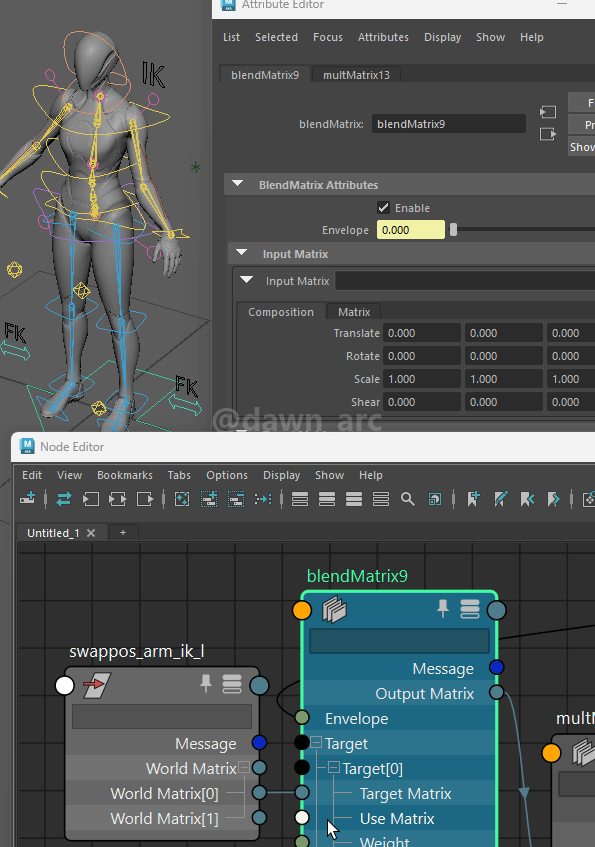 [Maya]Rigging 14 - Space Swapping